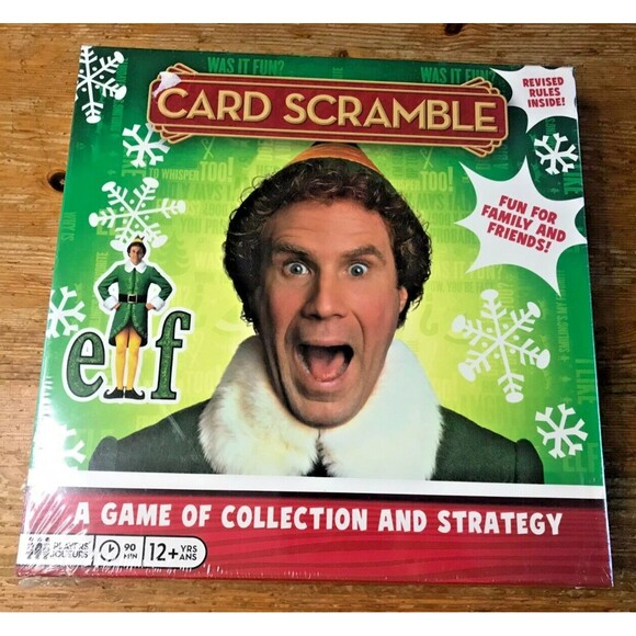 Elf Card Scramble Board Game | Games | Elf Card Scramble Board Game ...
